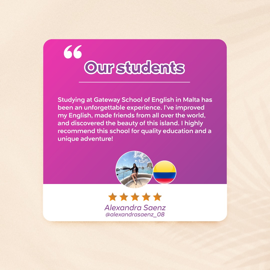 English courses in Malta. Learn & Study English with GSE school.